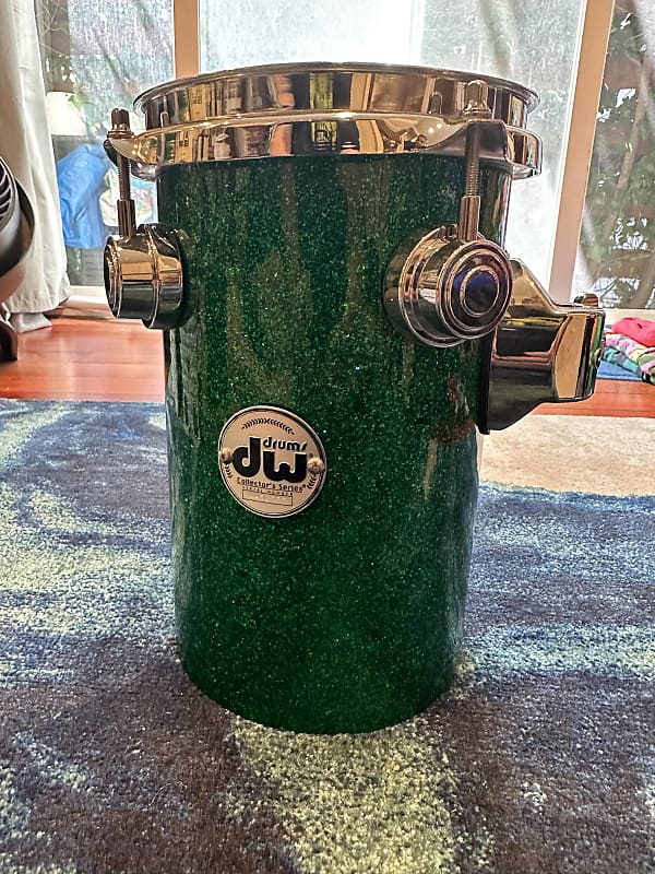 DW 10x6 Rata Tom Collector's Series Maple Late 2000s - Green | Reverb