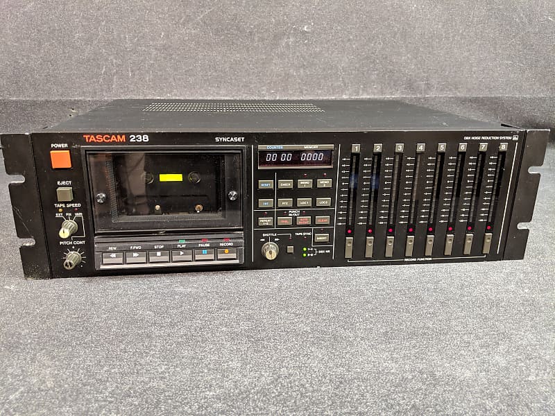 Tascam Model 238 Syncaset Vintage 8-Track Tape Recorder 3U | Reverb