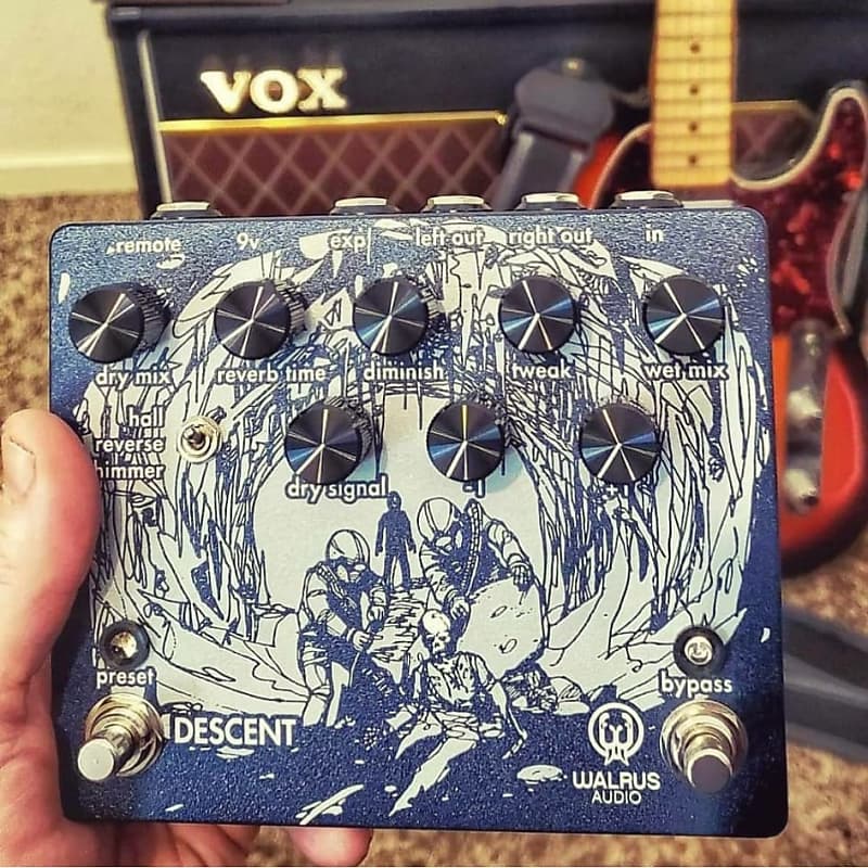 Walrus Audio Descent Reverb/Octave Machine - Excellent | Reverb