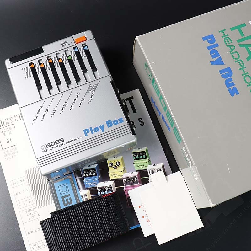 Boss HA-5 Play Bus Guitar Headphone Amp 1983 - 1989 - Silver | Reverb