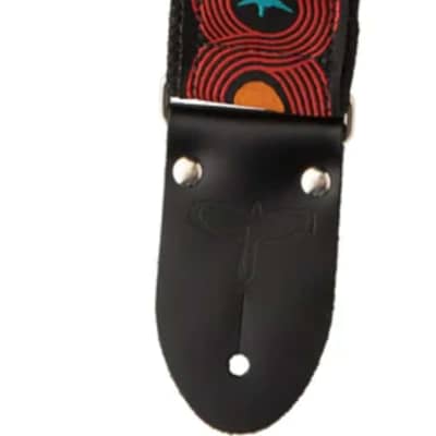 PRS Limited Edition 2" Retro Style Guitar Strap, BLUE/SILVER, | Reverb