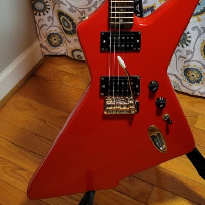 1993 Ibanez Z Silver Cadet - Explorer - Destroyer - Red | Reverb