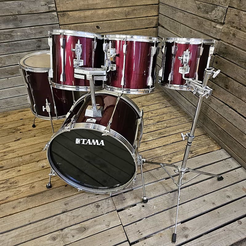 Drum Kit Acoustic Tama Rockstar Made In Japan, Red USED! | Reverb UK