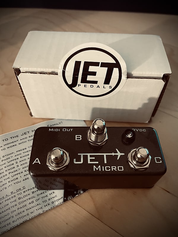 Jet Pedals Micro midi controller / switcher and FREE MIDI | Reverb