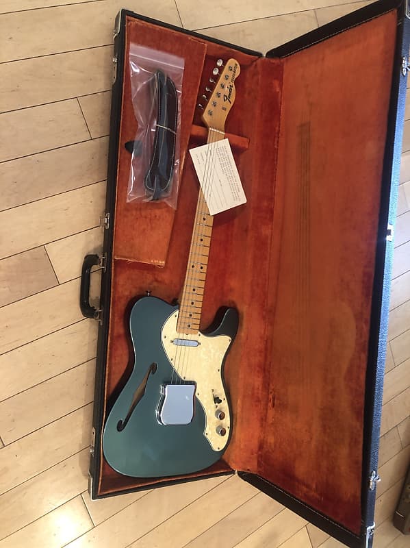 Fender Telecaster thinline 1968 Lake placid blue | Reverb