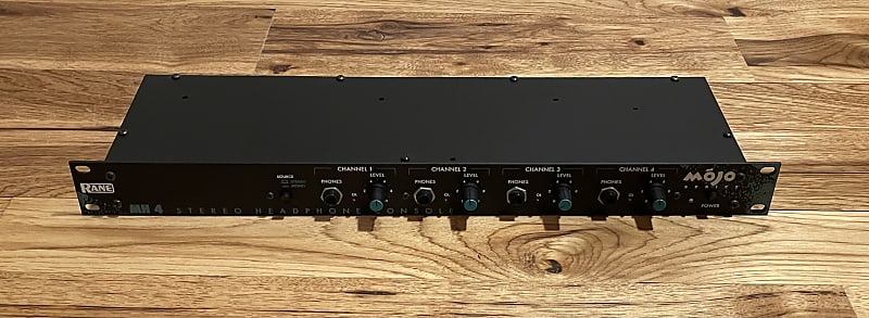 Rane MH4 MoJo Series Headphone Amplifier late 90s - Black | Reverb