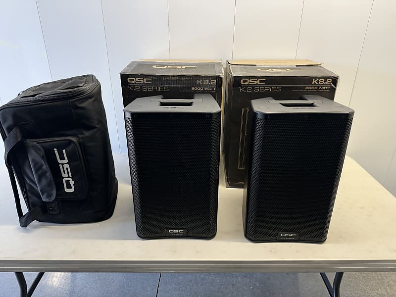 QSC K8.2 2-Way 1800-Watt 8" Active Loudspeaker (Pair) | Reverb