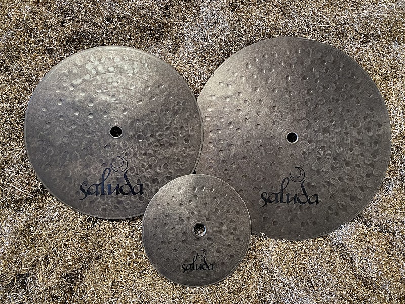 8" Saluda Hand Hammered Bell Disc Cymbal | Reverb