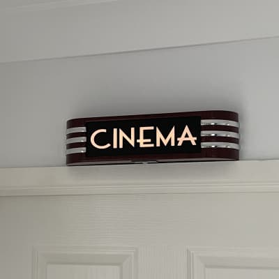 Cinema Light BATTERY POWERED 14" Sign for Home | Reverb Australia