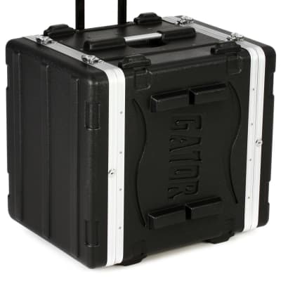 Gator GRR-8L 8U Rolling Rack Case Bundle with Gator GRW-DRW2 | Reverb