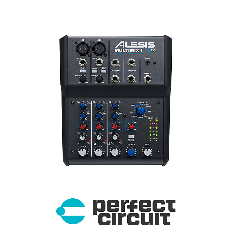 Alesis MultiMix 4 USB FX Mixer [DEMO] | Reverb