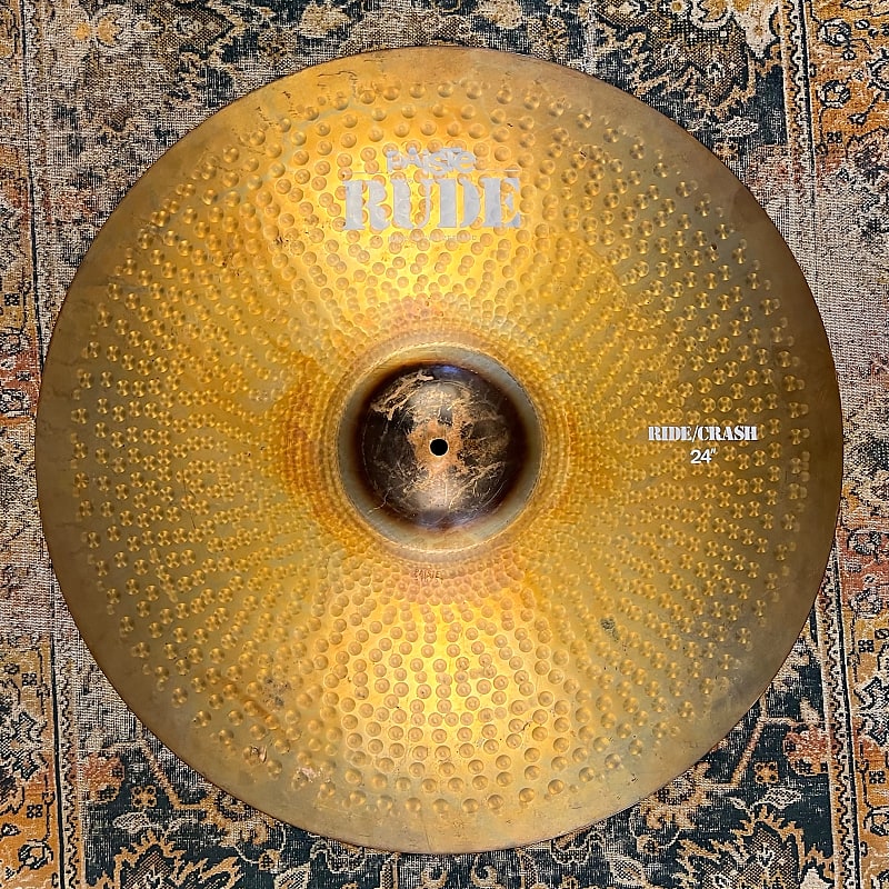 THE FAMOUS 24” Original Paiste Rude Ride Crash 4144 g STEWART | Reverb