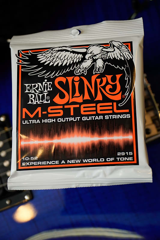 Ernie Ball Skinny Top Heavy Bottom Slinky M-Steel Electric | Reverb