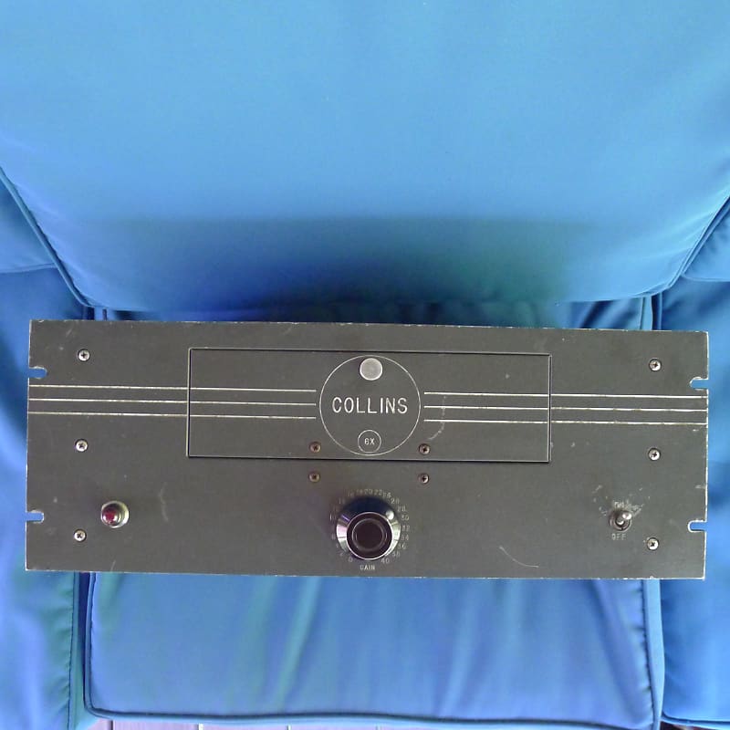 Collins 6X 1945 tube microphone line preamp amplifier | Reverb
