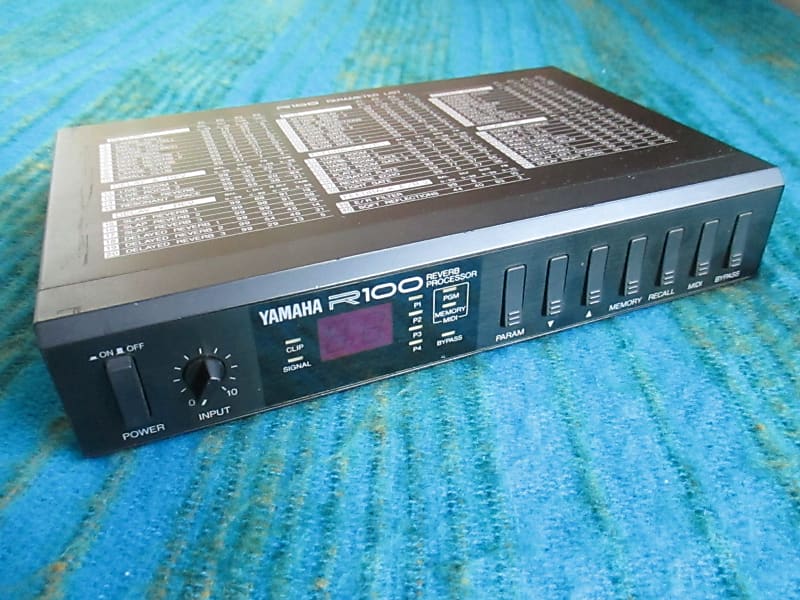 Yamaha R100 Reverb Processor Digital Reverb 80's Vintage - w/ | Reverb