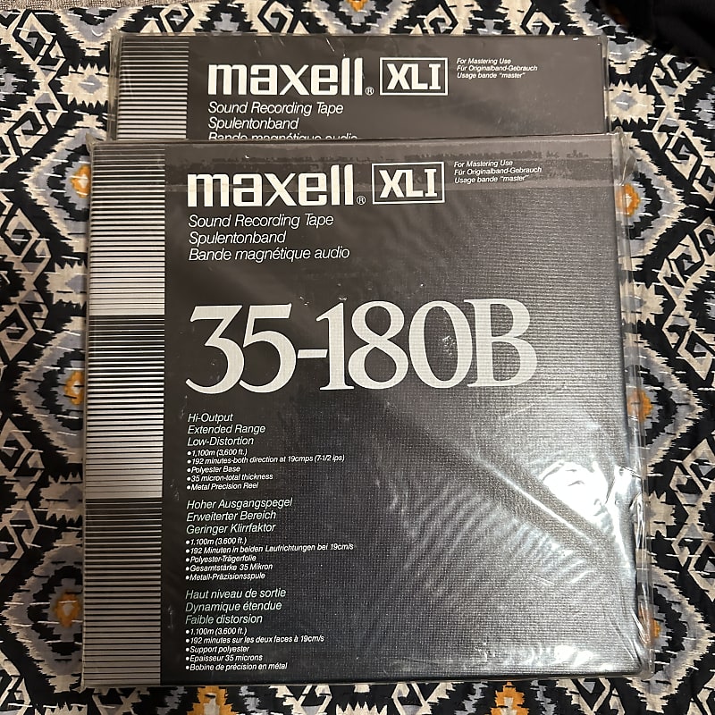 1pc sealed Maxell XLI 35-180B(n) 10.5” Reel to Reel Tape | Reverb
