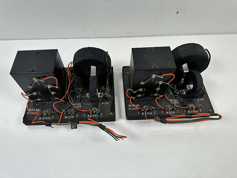 Bozak N-10102 Speaker Crossover Network Pair | Reverb