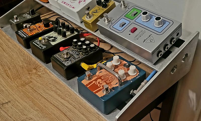 Handmade 20" Custom Desktop Style Pedalboard 2023 Aluminum | Reverb