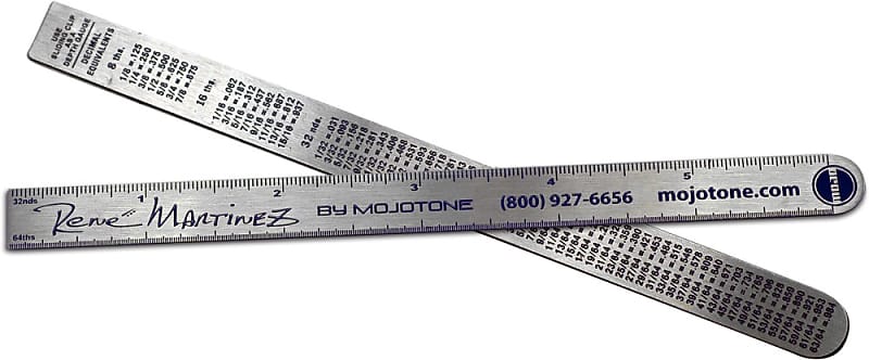Mojotone Rene Martinez 6'' Guitar Tech Ruler | Reverb
