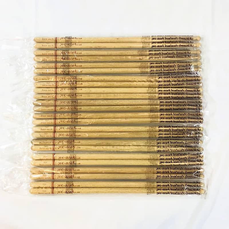 Pro-Mark 707 Jazz-Rock, Oak, Wood Tip Drumsticks, Box of | Reverb