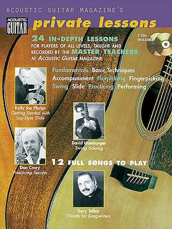Acoustic Guitar Magazines Private Lessons 24 In Depth Lessons | Reverb