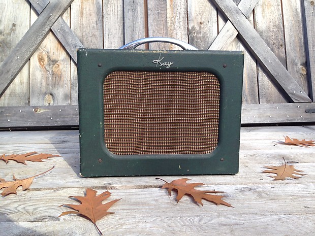 Kay Vintage Tube Amp 1955 Green USA | Reverb
