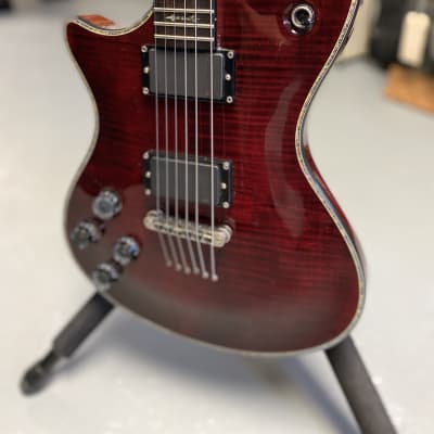 2009 Schecter Hellraiser Tempest left handed Black cherry | Reverb