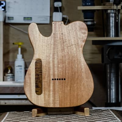 Flamed Maple Tele Body / Maple & Mahogany Tele | Reverb