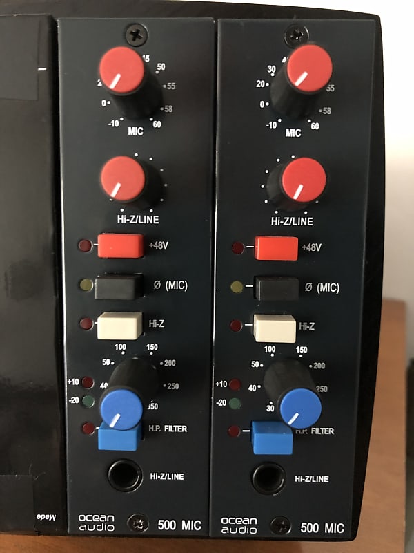 Ocean Audio 500 Mic Preamp PAIR Toft/Trident | Reverb