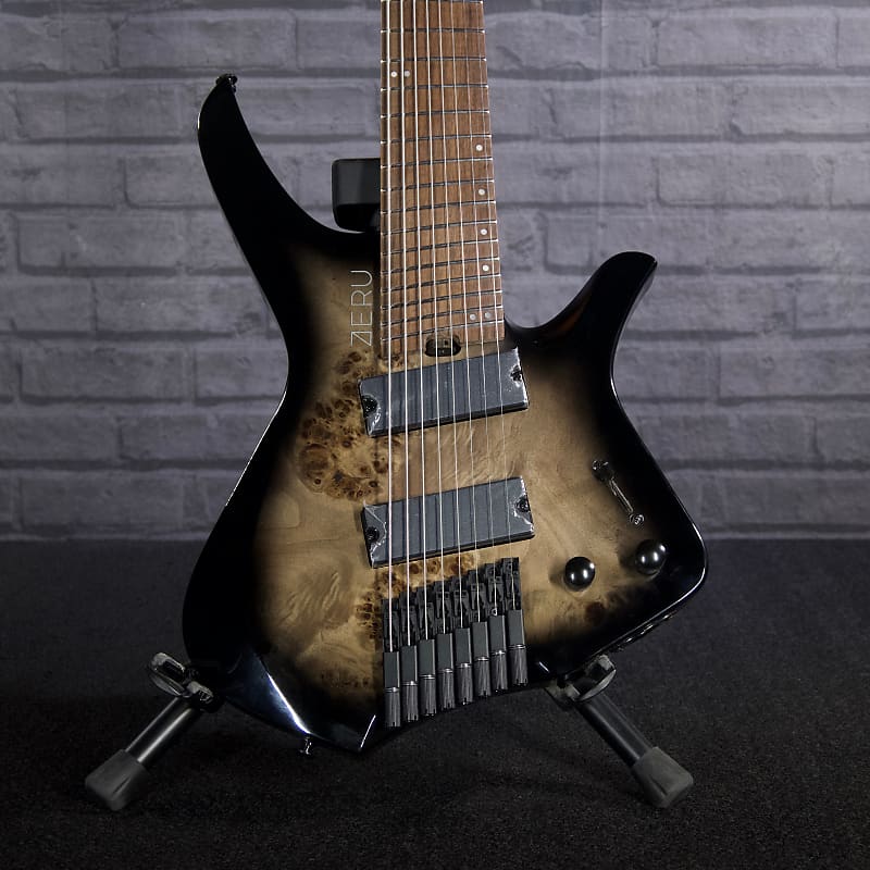 ZERU Guitars Headless 8-String Multiscale Guitar (Terra | Reverb