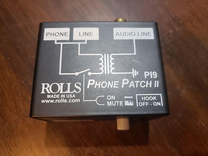 Rolls P19 Phone Patch II 2004 - Black | Reverb