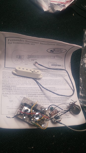 Fernandes Sustainer Pickup and Electronics | Reverb