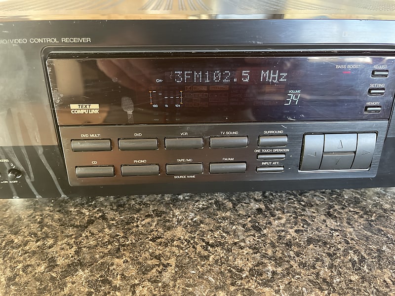 JVC Rx-668VBK 90s Black phono Compulink | Reverb