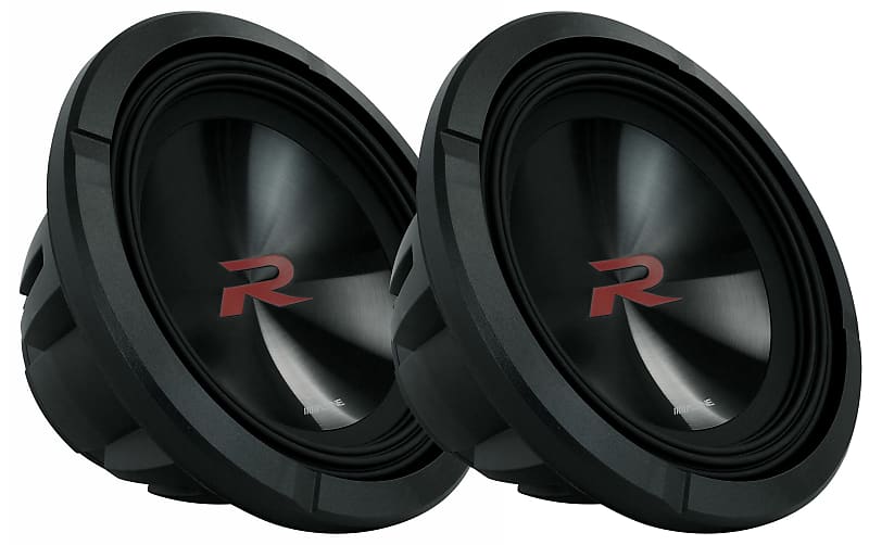 2 Alpine R2-W10D4 10" Type-R Dual 4-Ohm Car Audio Subwoofer | Reverb