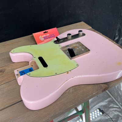 Real Life Relics Tele® Telecaster® Body Aged Shell Pink #2 | Reverb UK