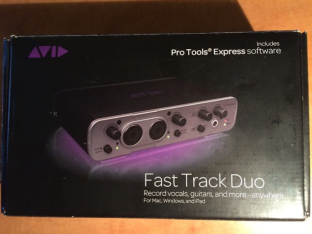 Avid Fast Track Duo with Pro Tools | Reverb