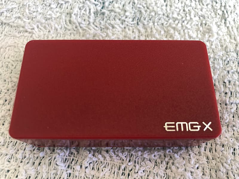 EMG 81x Active Pickup RED w/solderless wiring kit | Reverb