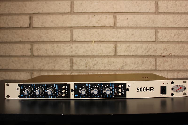 API 550A x 2 w/A Designs 500 HR Housing Rack | Reverb