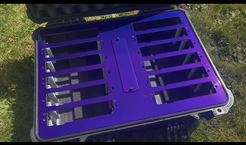 Burns Omega Model 13 Slot Case, Fully Custom, for Synergy | Reverb