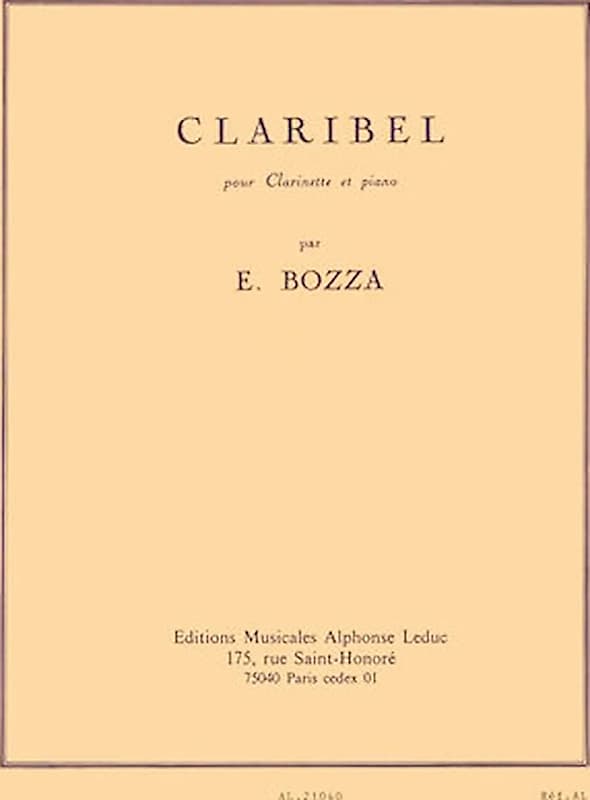 Claribel (clarinet And Piano) | Reverb