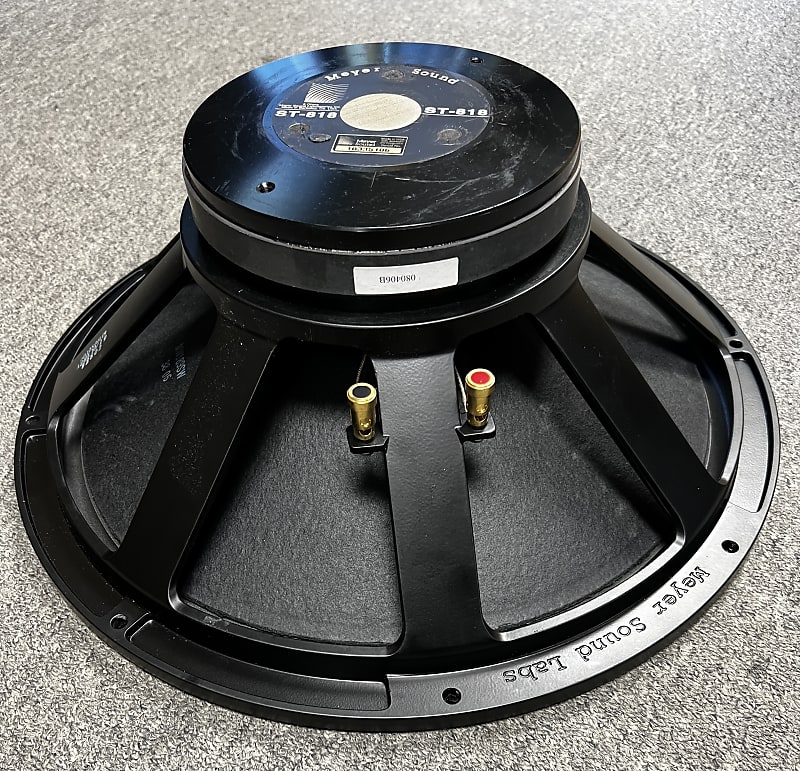 Meyer ST-818 18" Woofer Speaker 8Ω Original Voice Coil e Cone | Reverb