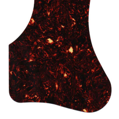 Red Tortoise Shell "Batwing" vintage guitar pickguard for | Reverb
