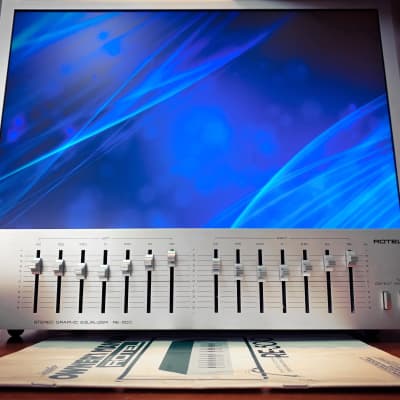 Rotel RE-500 1983 Silver Rare Vintage Stereo Graphic | Reverb Canada