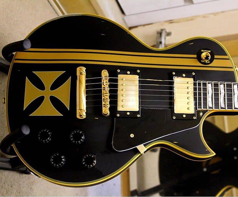 Set Complete Stripes Gold + Iron Cross Gold + Inlays | Reverb UK