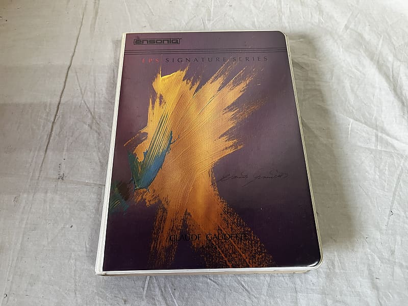 ENSONIQ SIGNATURE SERIES CLAUDE GAUDETTE VOL #2 for ASR-10 | Reverb