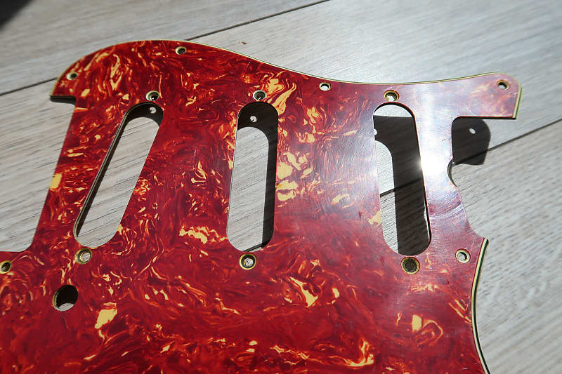 Fender Stratocaster Tortoise guard 59 10 hole Tortoise | Reverb
