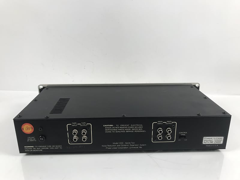 Phase Linear Model 1000 Series Two Noise Reduction System | Reverb UK