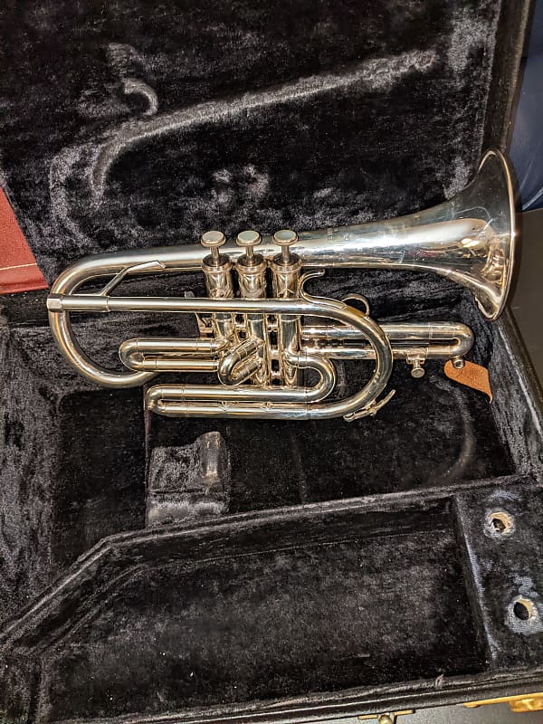 Getzen Eterna 800S Cornet 1964 - Silver | Reverb