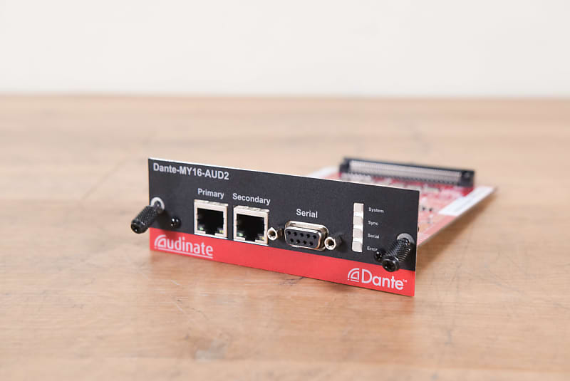 Audinate Dante-MY16-AUD2 Dante Mixer Card (church owned) | Reverb