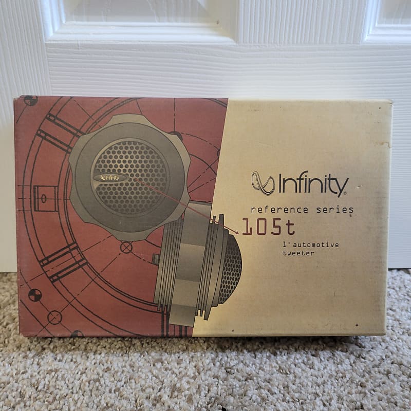 Infinity 105t Reference Series 1" Car Audio Speaker Tweeters | Reverb